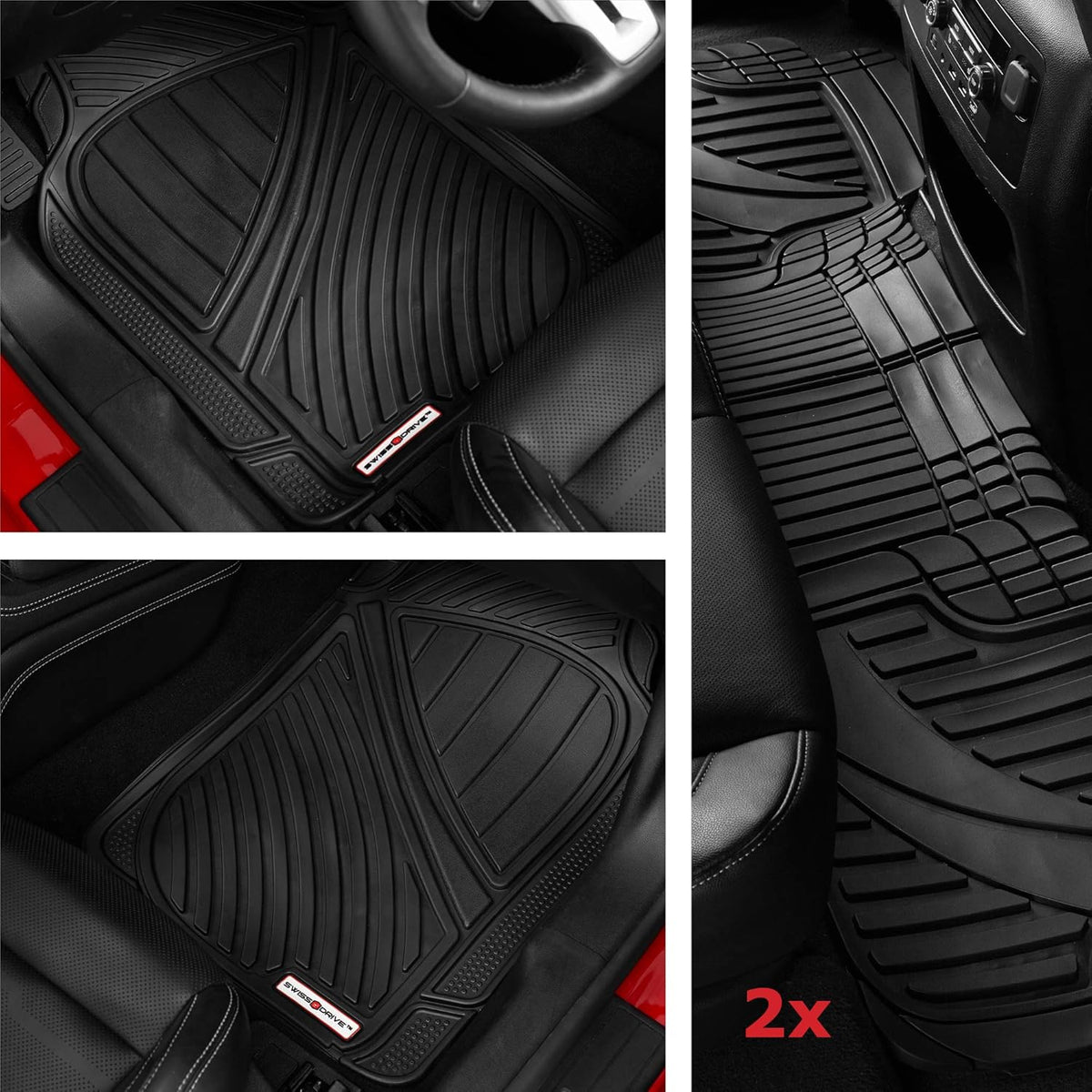 Swiss Drive 7 Seater Floor Mat Black – The Car Wizz
